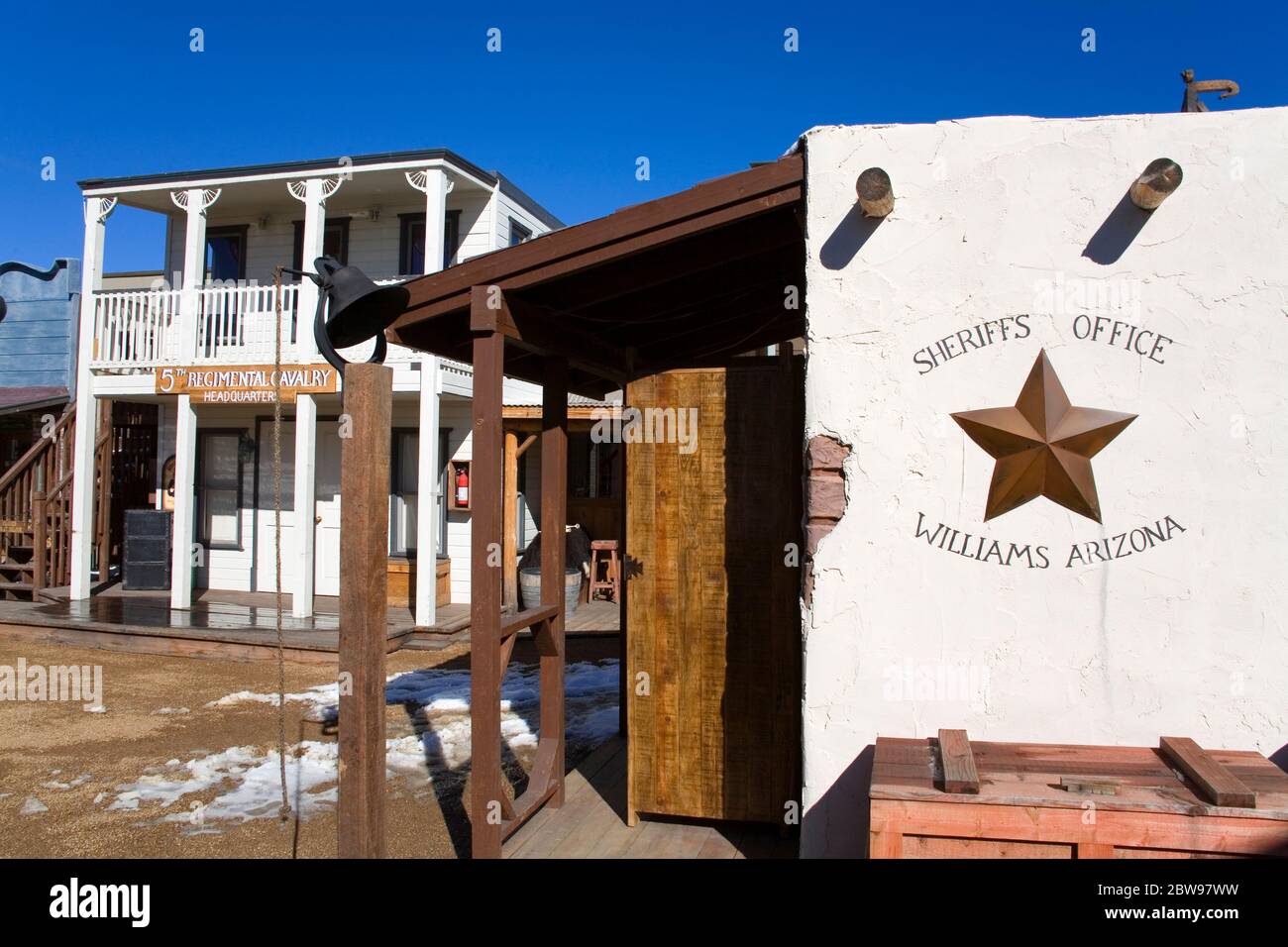 Wild West Junction Museum, Williams, Route 66, Arizona, USA Stock Photo ...