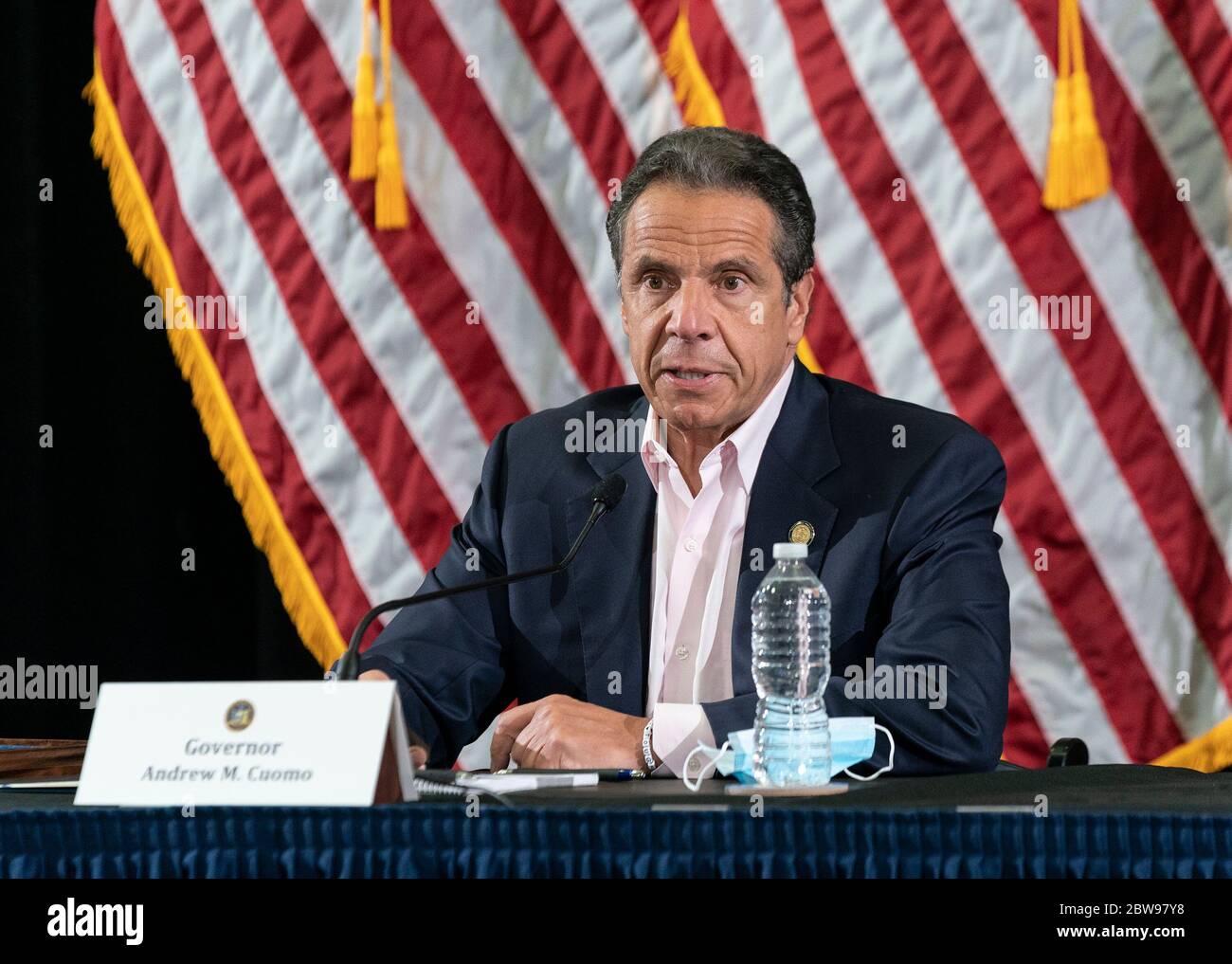 New York, United States. 30th May, 2020. Governor Andrew Cuomo makes an ...