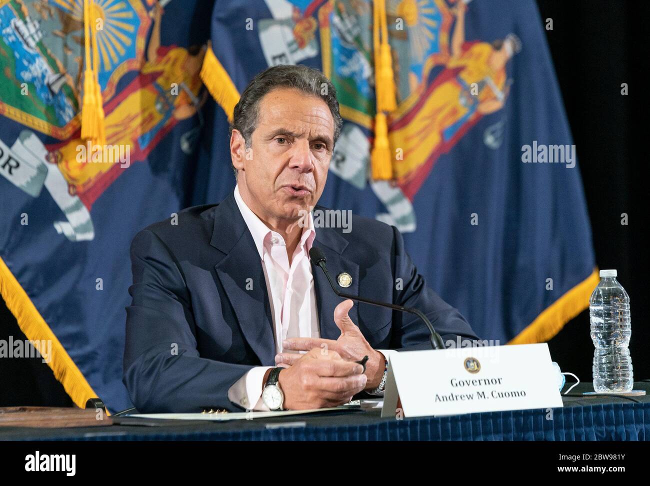New York, United States. 30th May, 2020. Governor Andrew Cuomo makes an ...