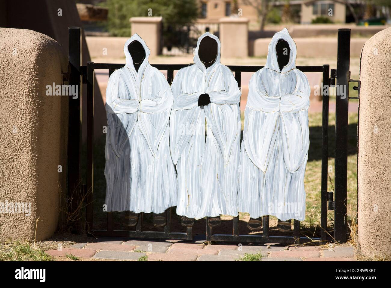 Gate, Holy Trinity Monastery in St David, Benson City, Cochise County ...