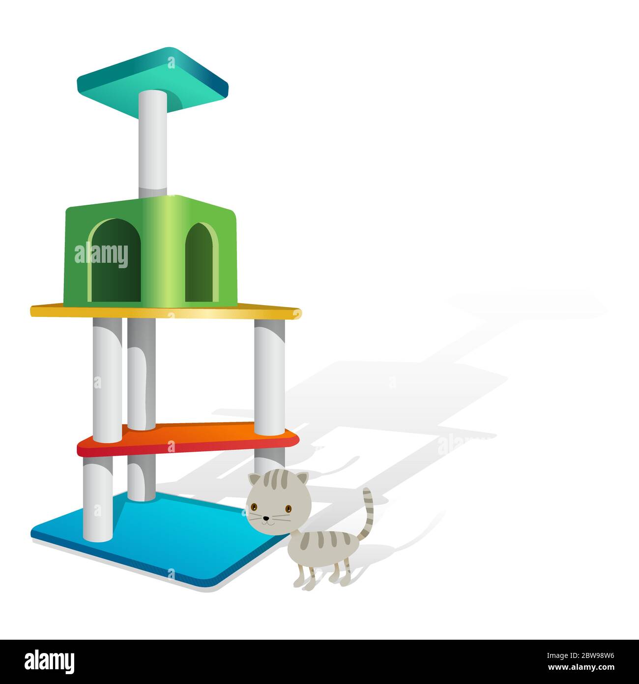 Roof of tower Cut Out Stock Images & Pictures - Alamy