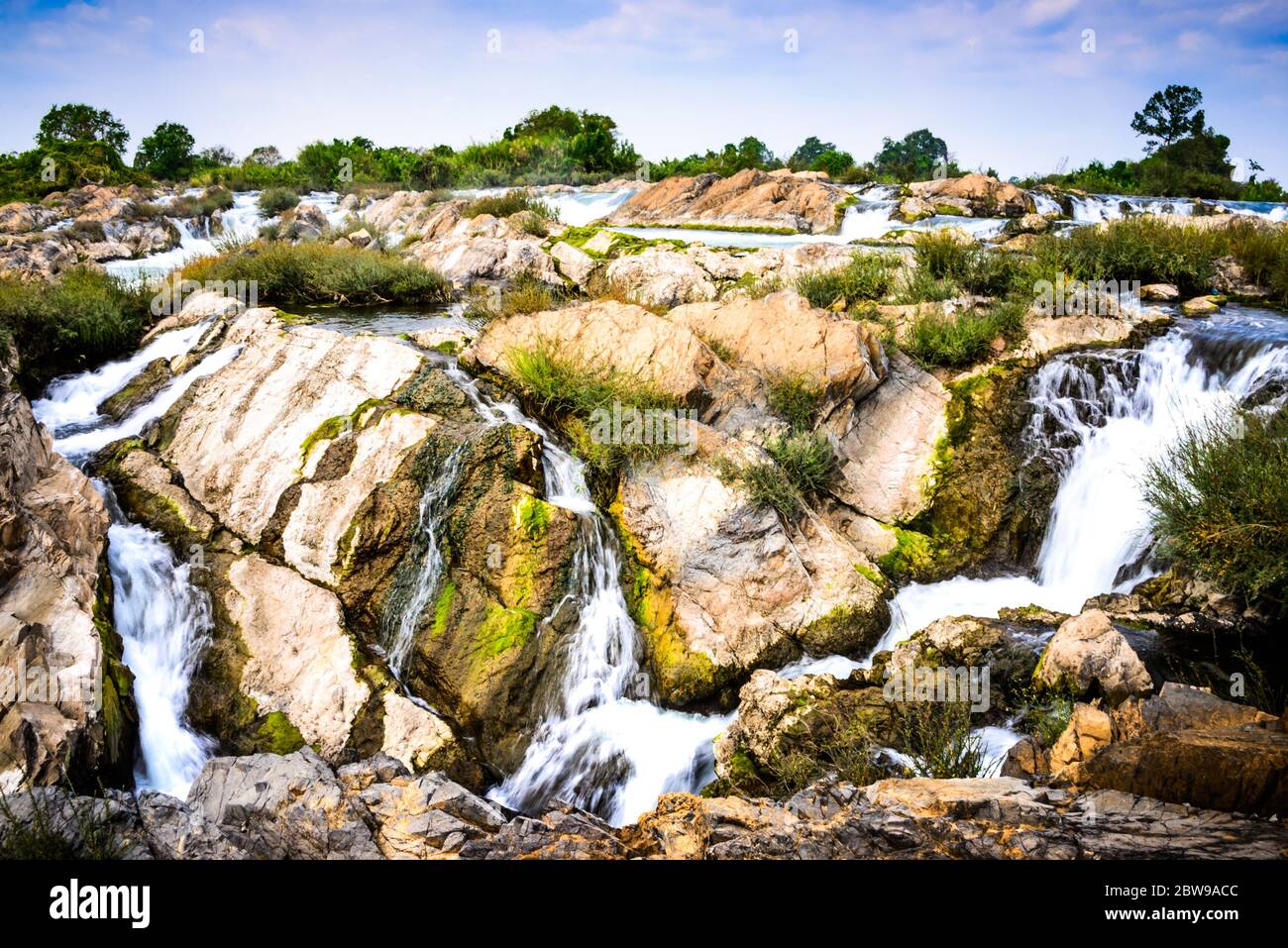 Mekong waterfalls hi-res stock photography and images - Alamy