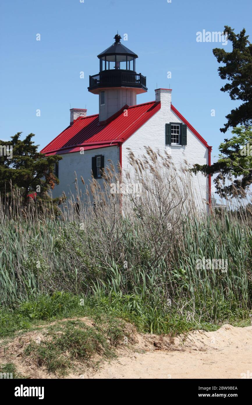 East point lighthouse, maurice river hi-res stock photography and ...