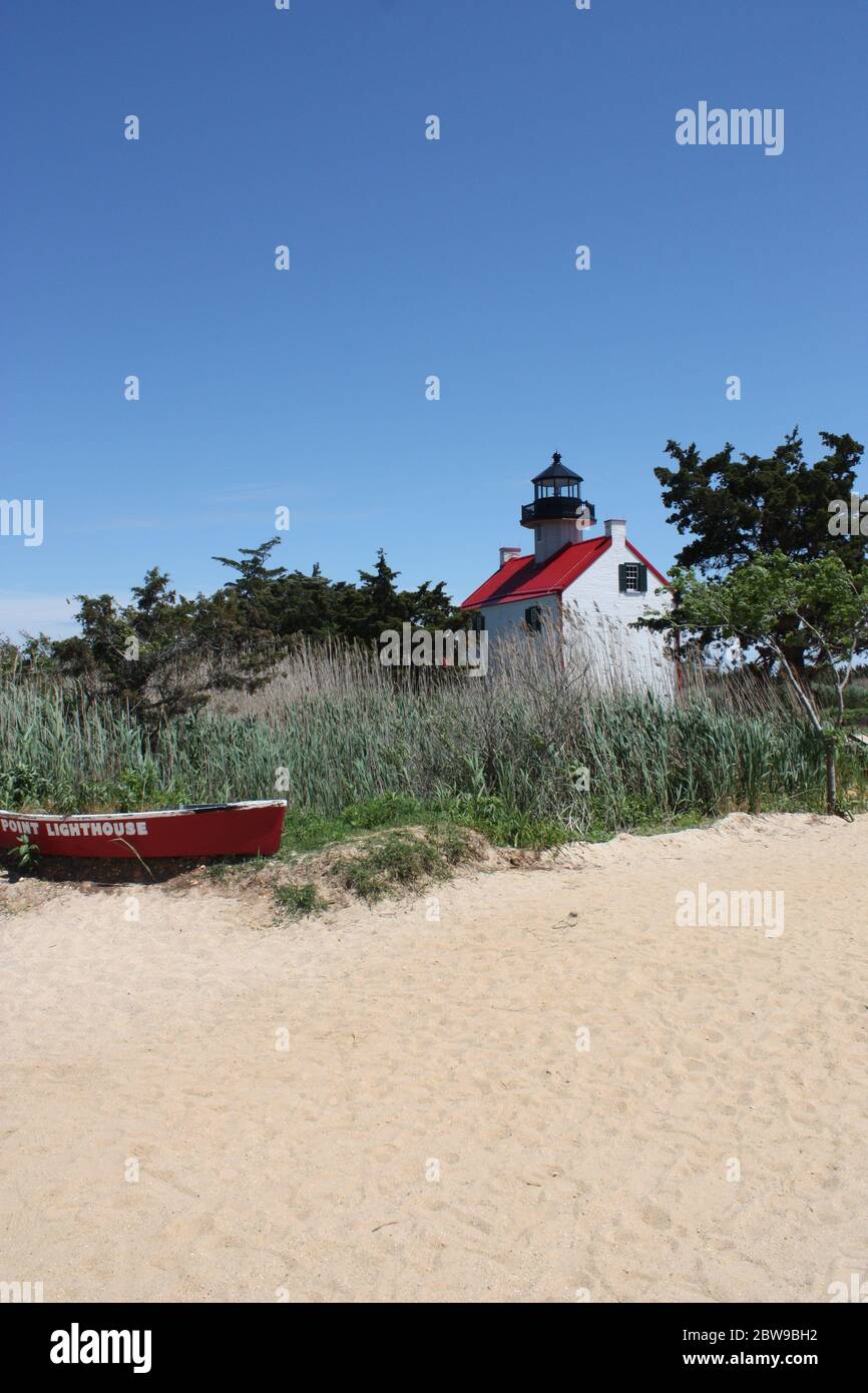 New jersey historic landmark lighthouse hi-res stock photography and ...
