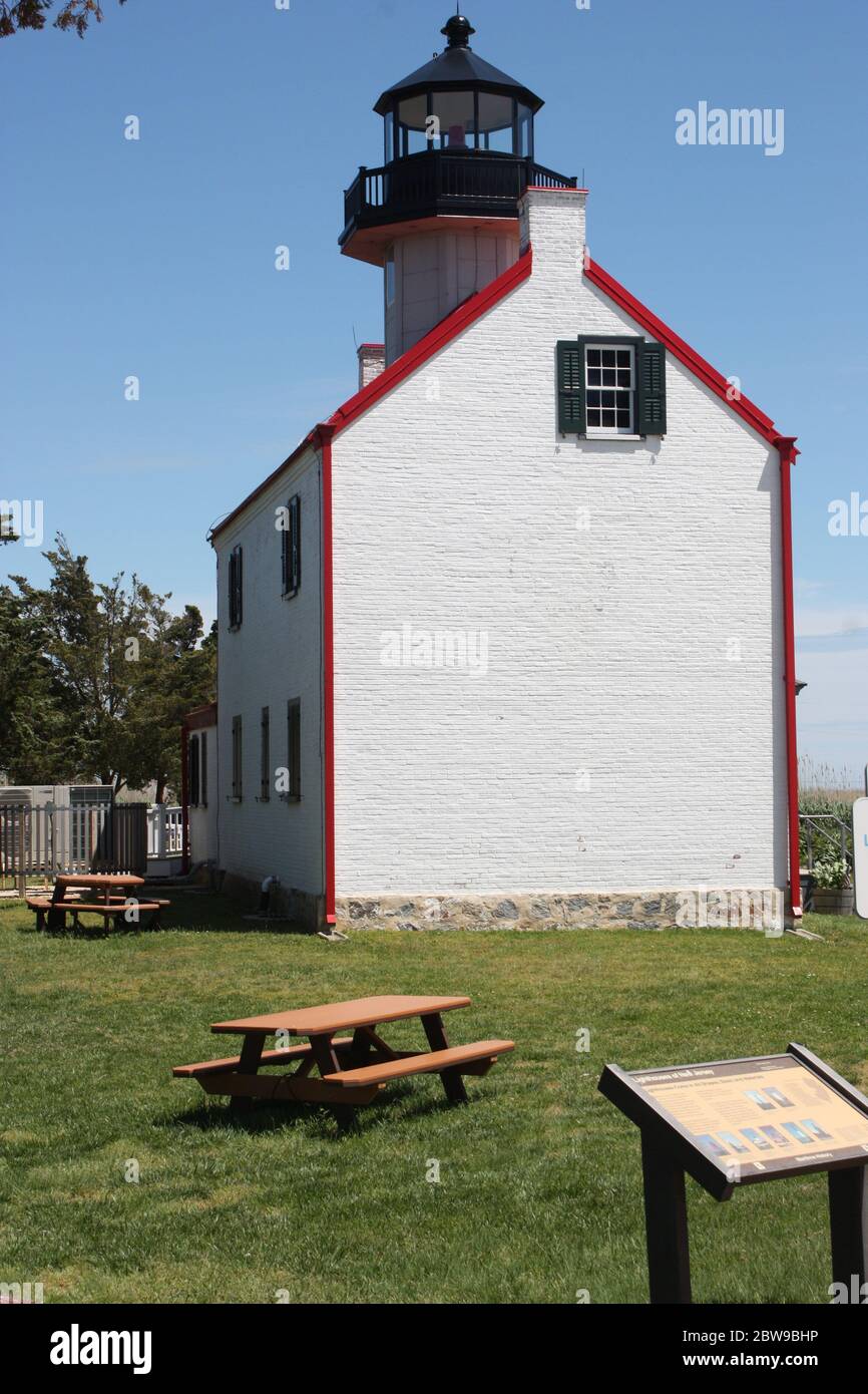 East point lighthouse, maurice river hi-res stock photography and ...