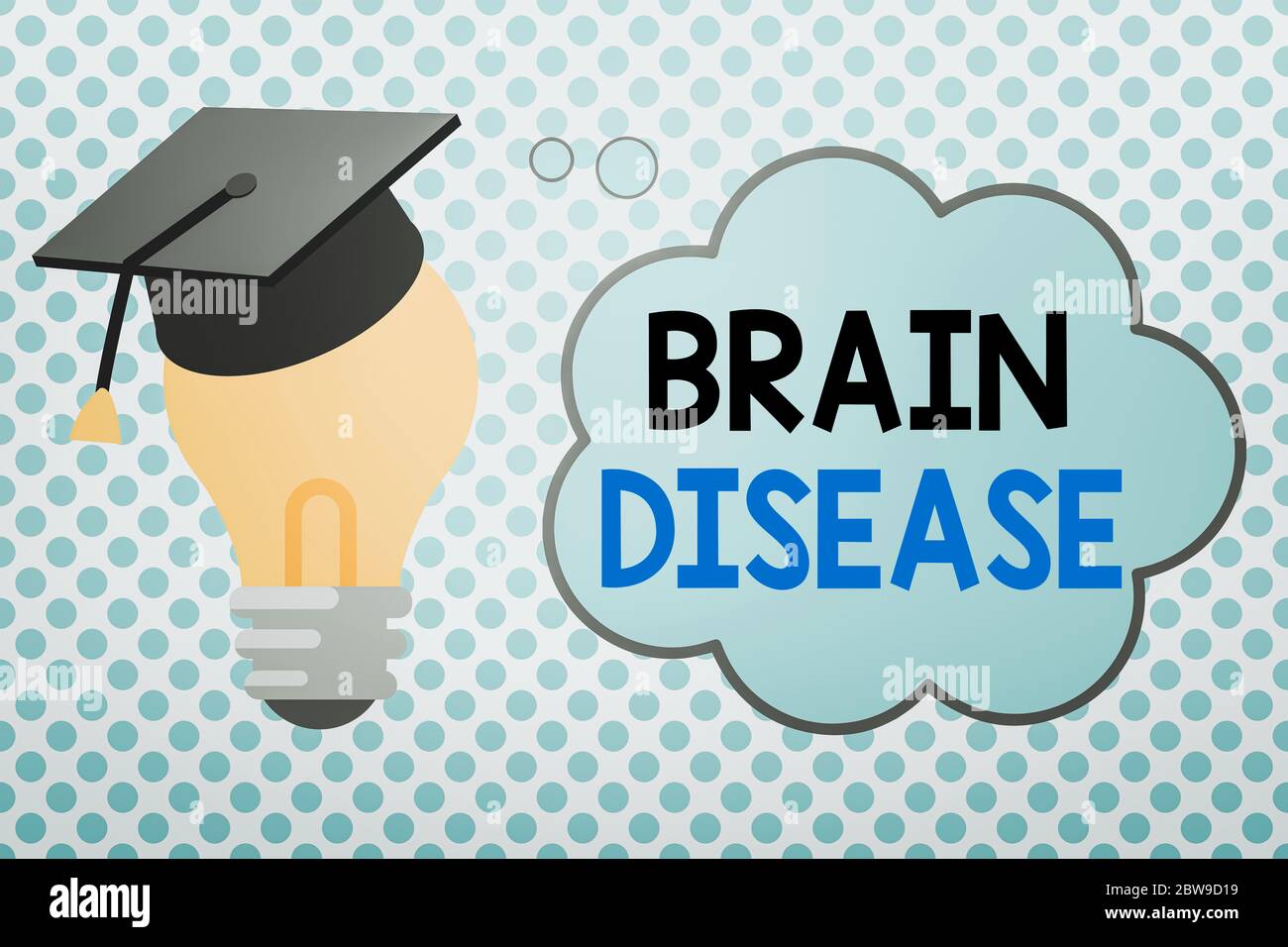 Conceptual hand writing showing Brain Disease. Concept meaning a ...