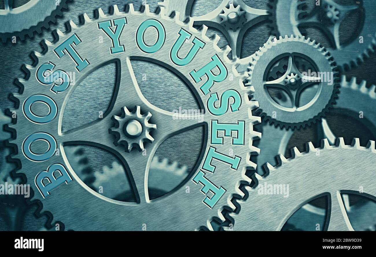 Conceptual hand writing showing Boost Yourself. Concept meaning ...