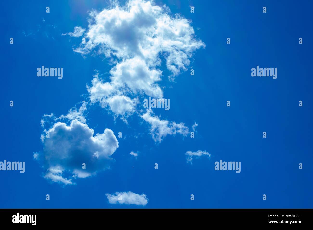 Beautiful blue sky with clouds Stock Photo - Alamy