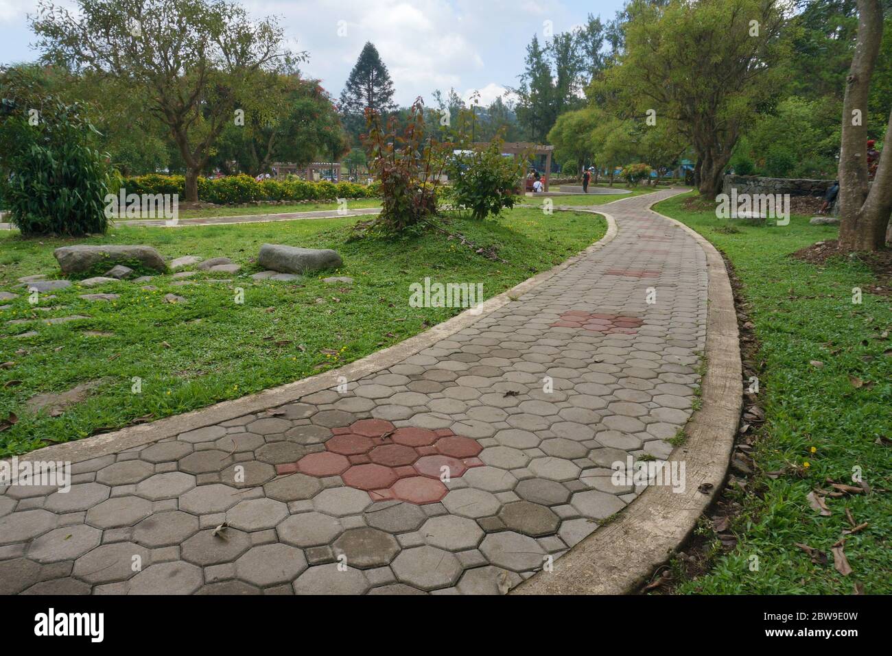 Octagon brick pattern hi-res stock photography and images - Alamy