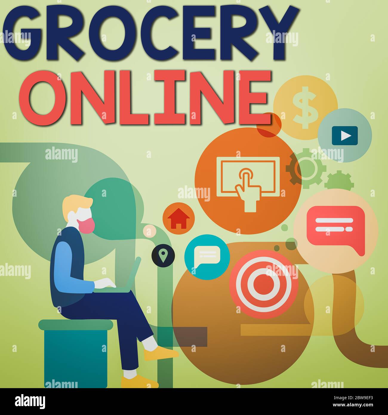 Man browsing fridge on phone hi-res stock photography and images - Alamy