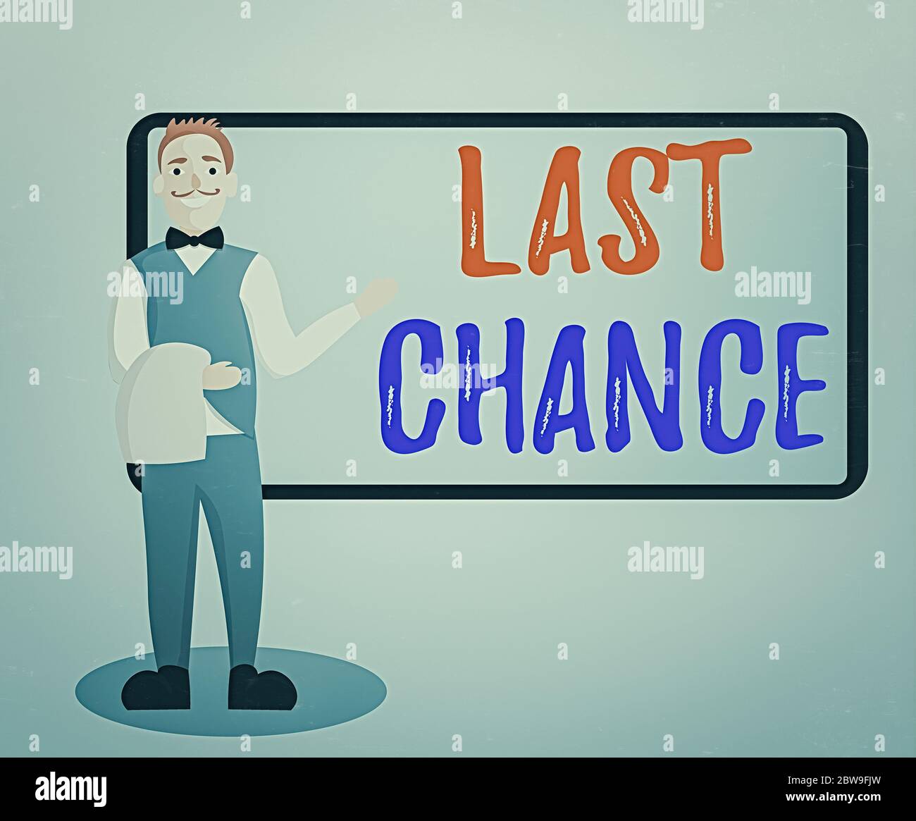 Conceptual hand writing showing Last Chance. Concept meaning a final ...