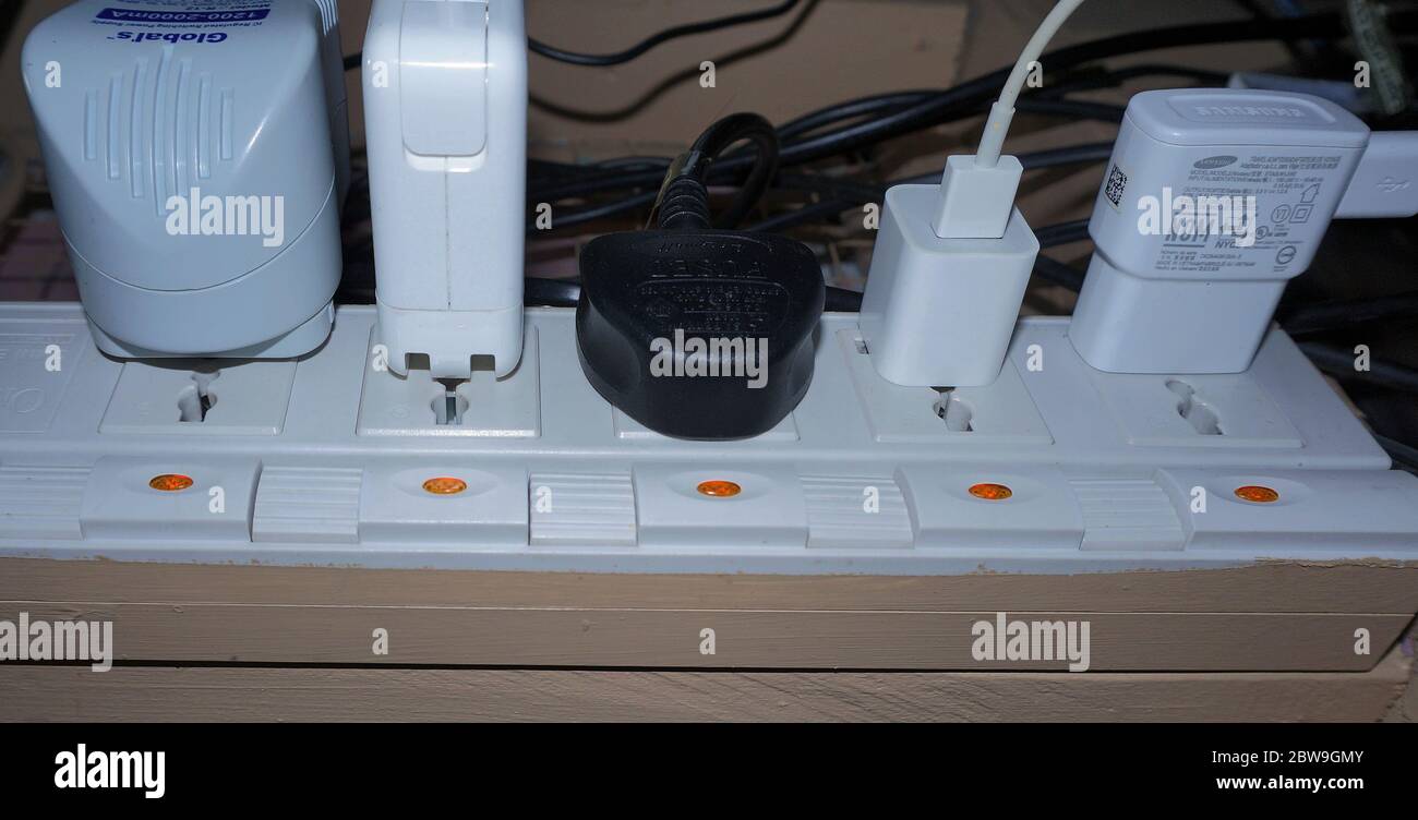 Overloaded socket hi-res stock photography and images - Alamy