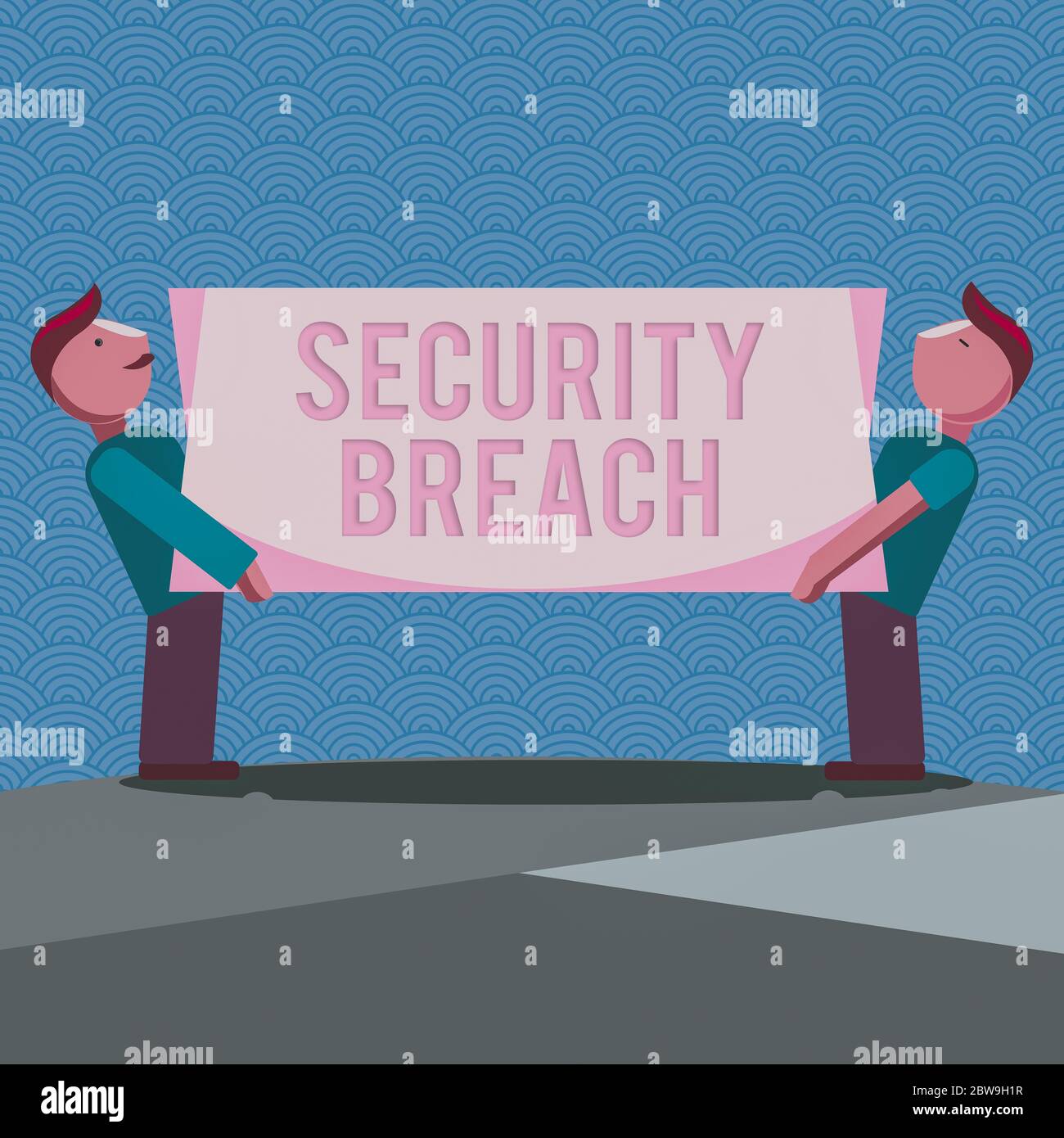 Handwriting text writing Security Breach. Conceptual photo unauthorized ...