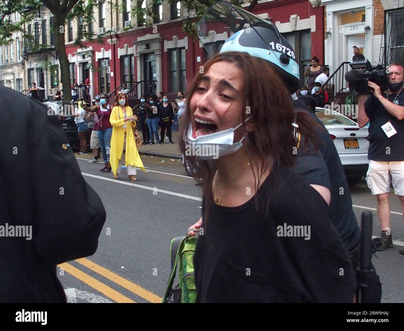 New York, New York, USA. 30th May, 2020. George Floyd Protest turn ...