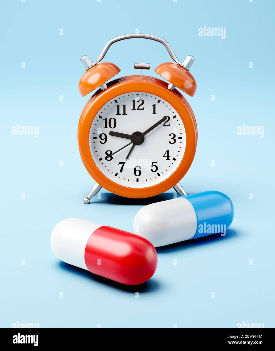 Time to Take Medicine Stock Photo - Alamy