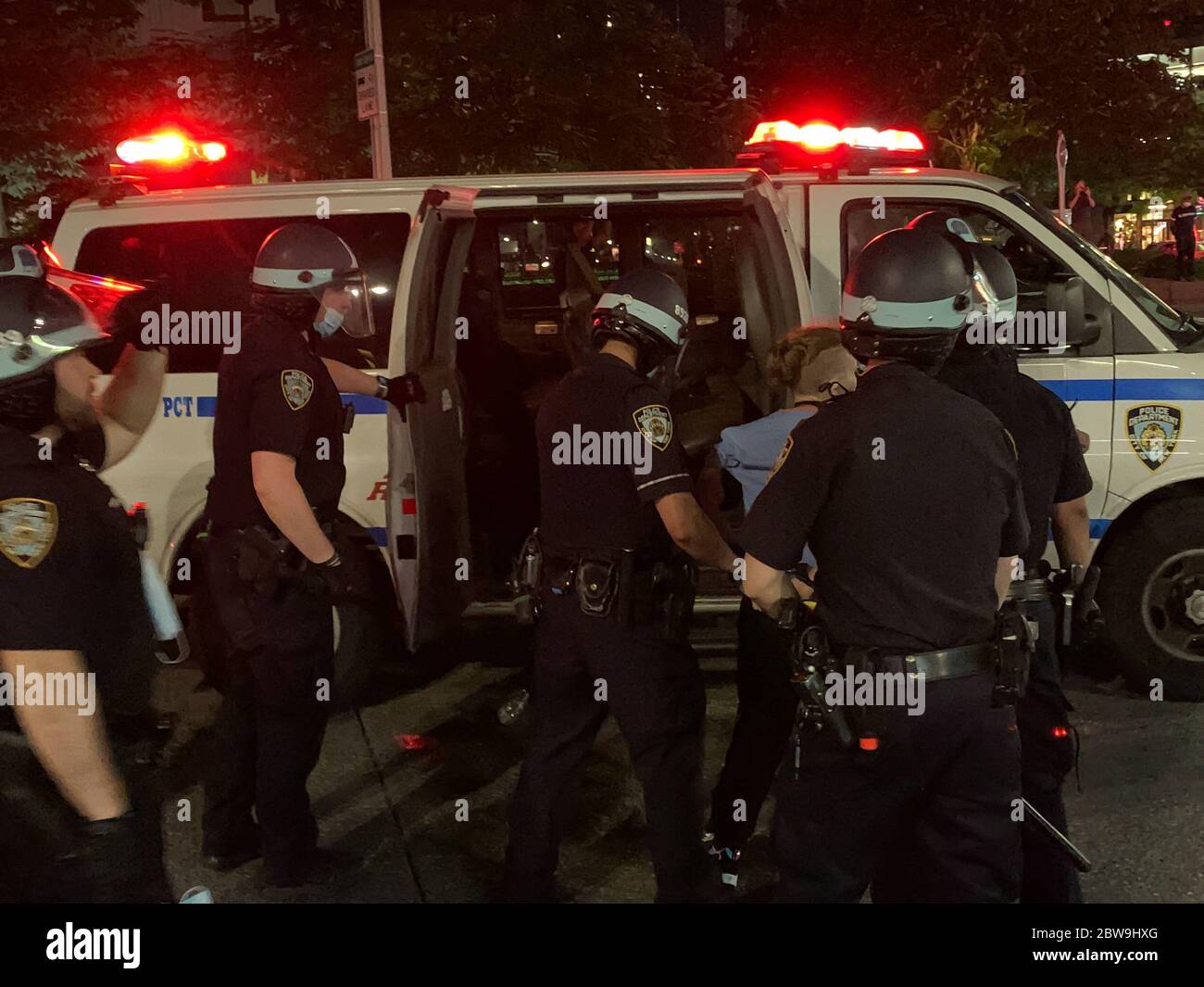 Destroyed police car hi-res stock photography and images - Alamy