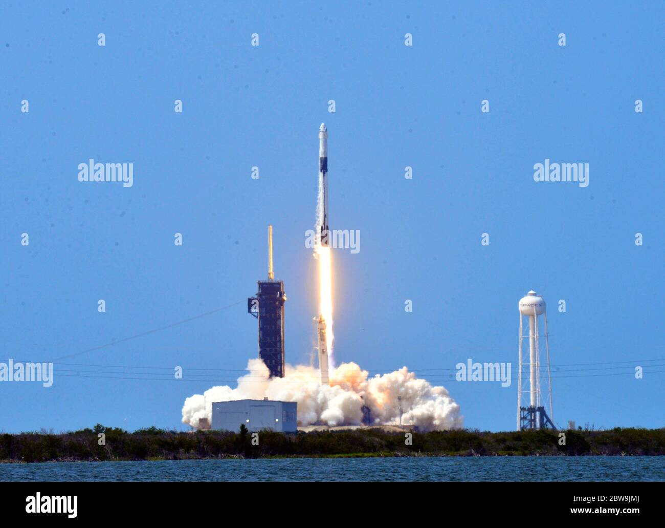 Kennedy Space Center. Florida. USA. May 30, 2020. SpaceX launches ...