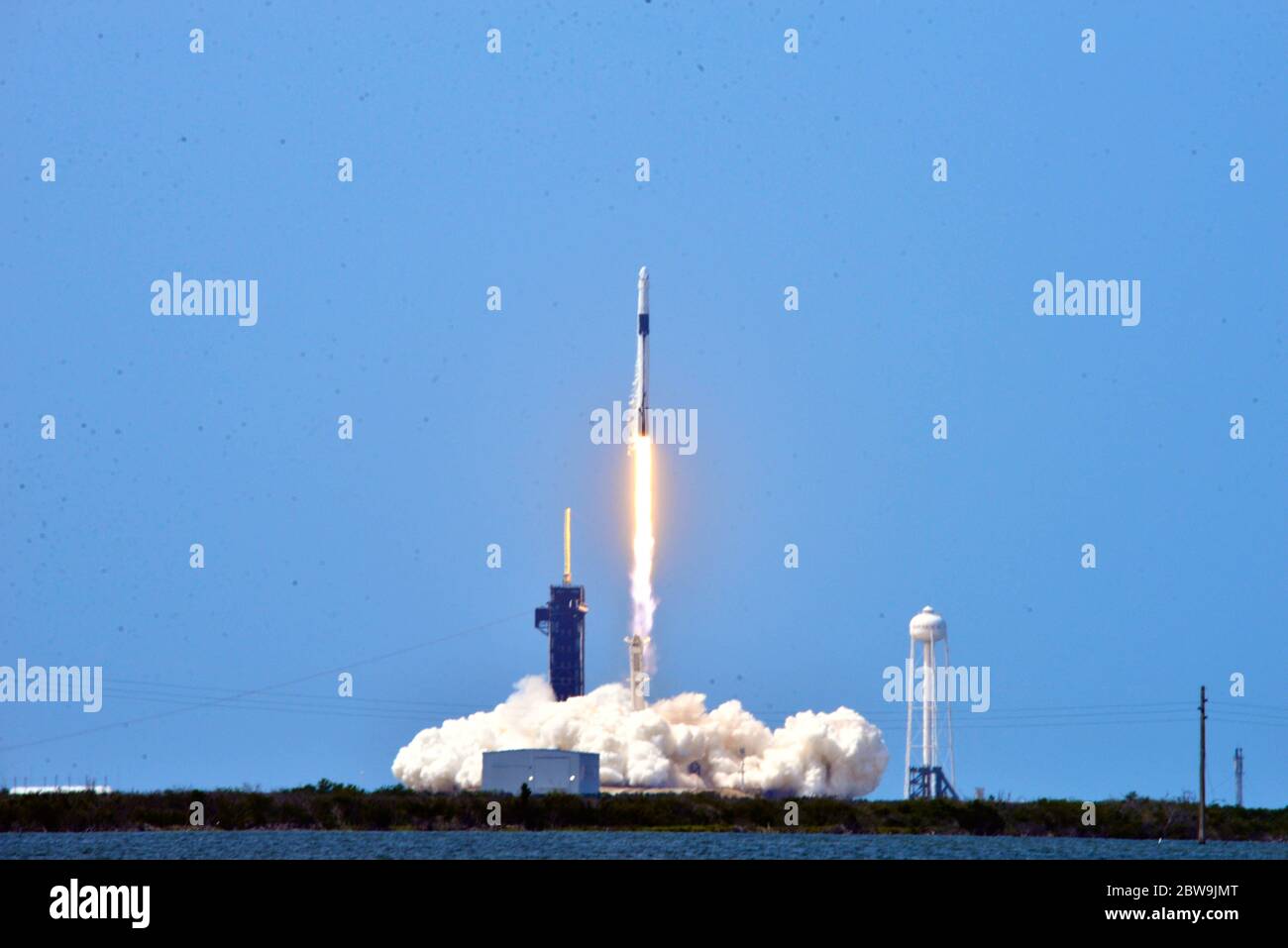 Kennedy Space Center. Florida. USA. May 30, 2020. SpaceX launches ...