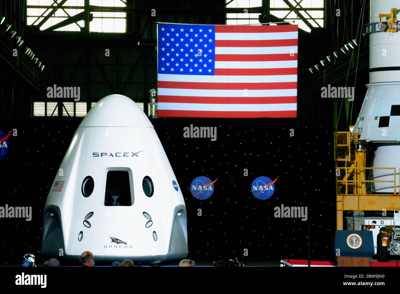 Kennedy Space Center. Florida. USA. May 30, 2020. SpaceX launches ...