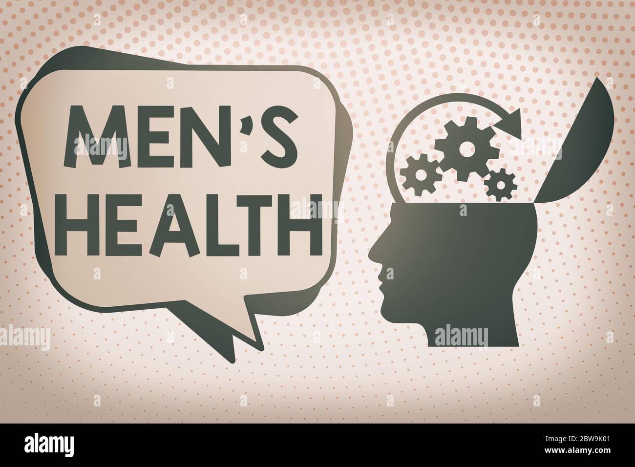 Writing note showing Men S Health. Business concept for men s is state ...