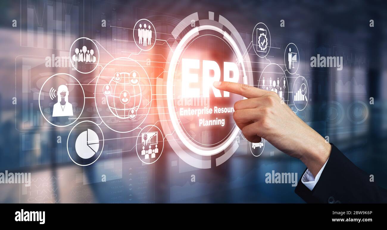 Enterprise Resource Management ERP software system for business ...