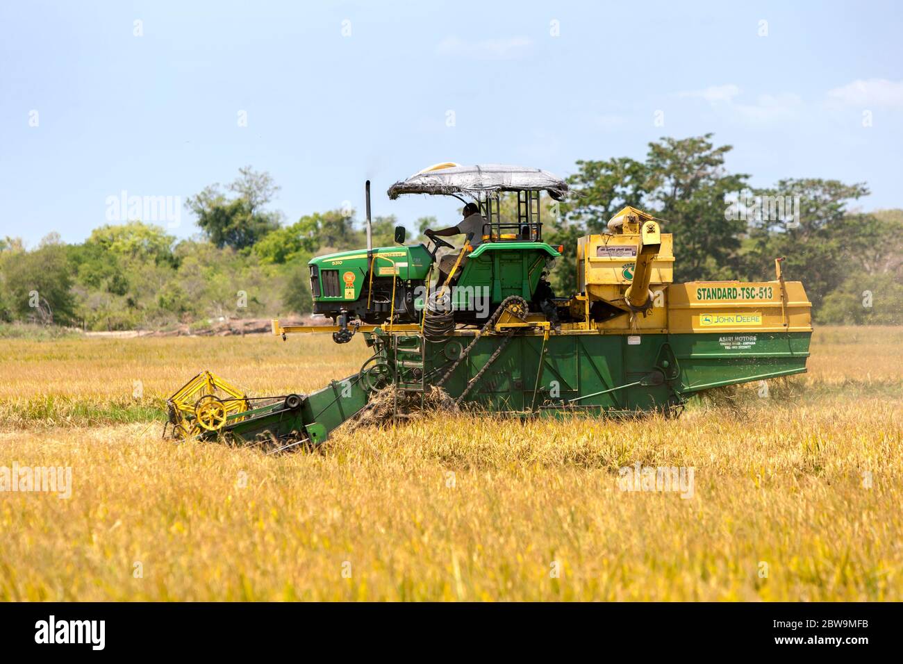 Rice harvester hi-res stock photography and images - Alamy