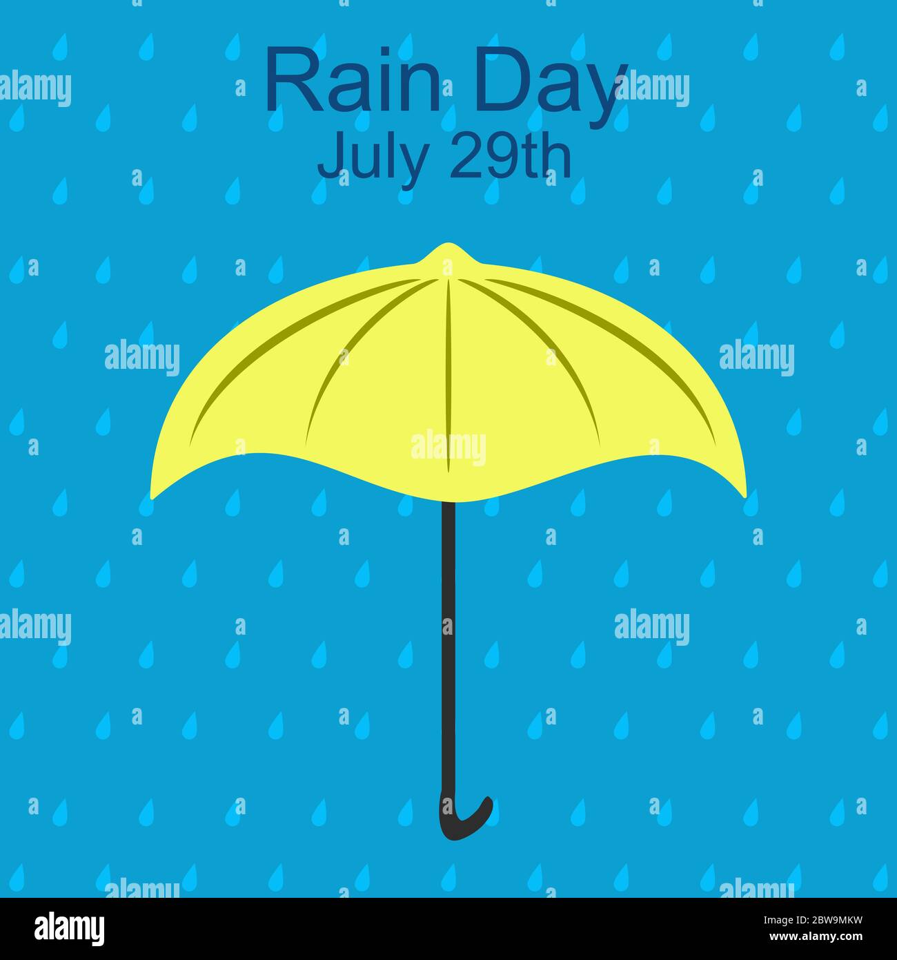 Shopping in wet weather Stock Vector Images - Alamy