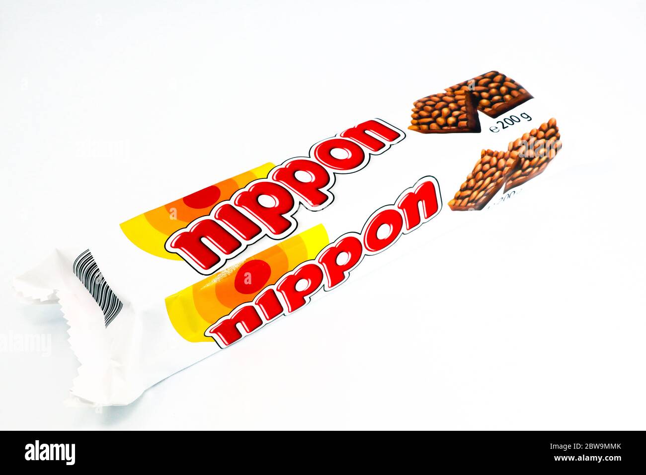 NIPPON, fluffy and light puffed rice with chocolate coating produced by ...