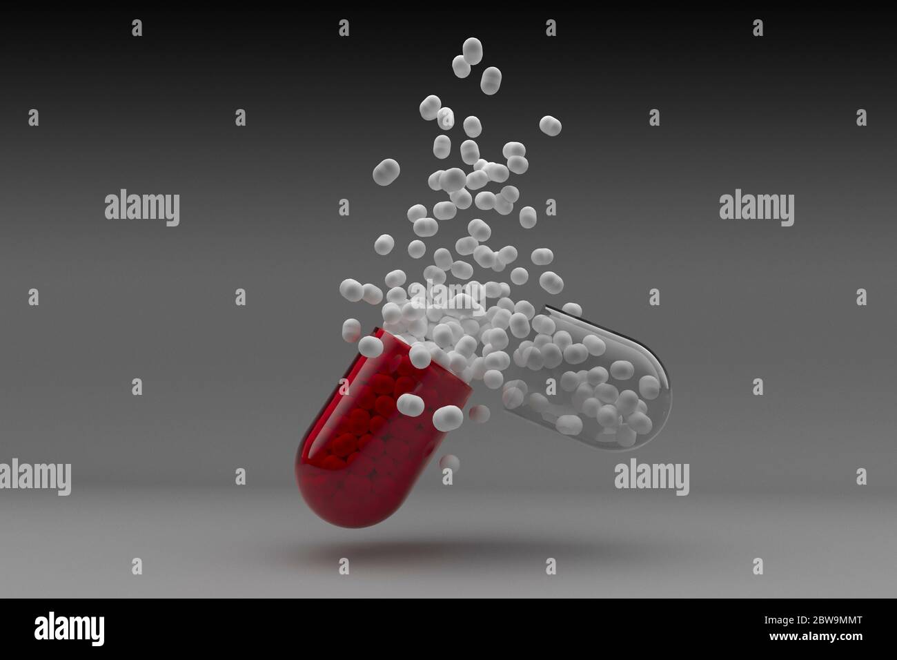 Red capsule hi-res stock photography and images - Alamy