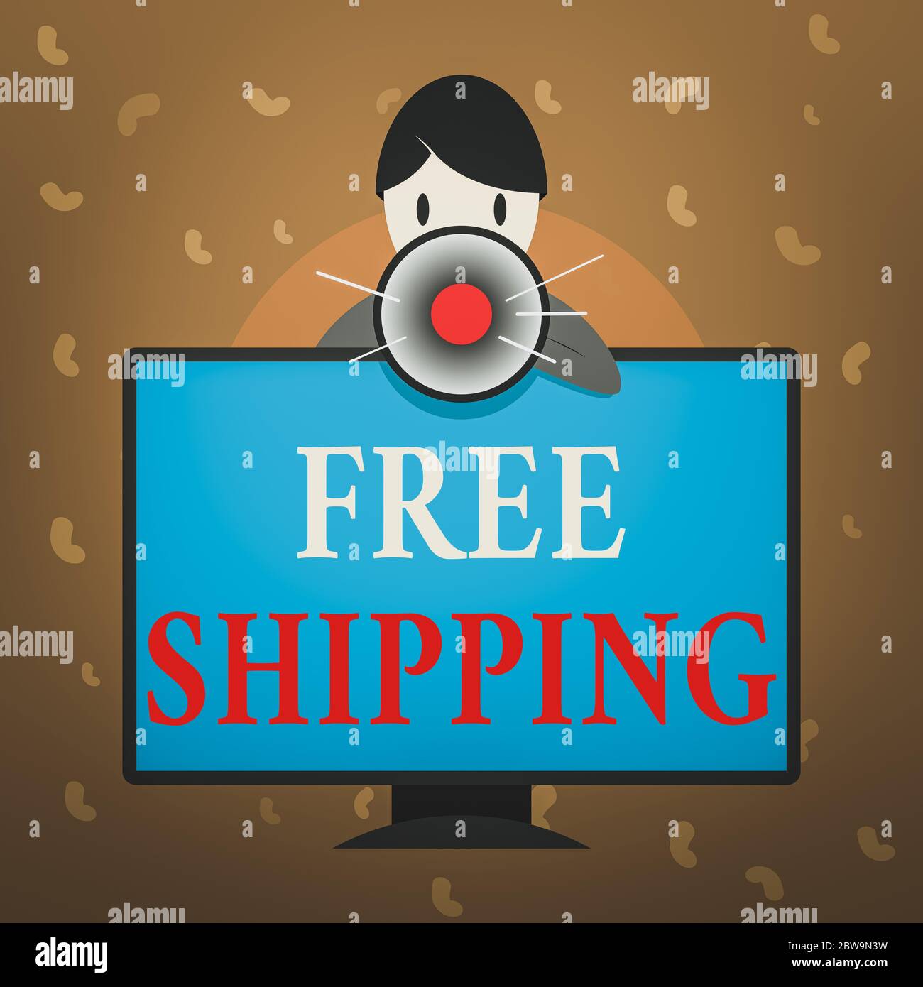 Conceptual hand writing showing Free Shipping. Concept meaning ...