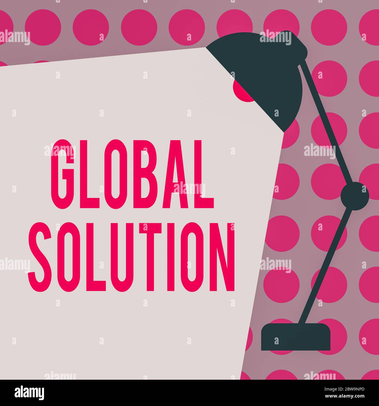 Conceptual hand writing showing Global Solution. Concept meaning ...