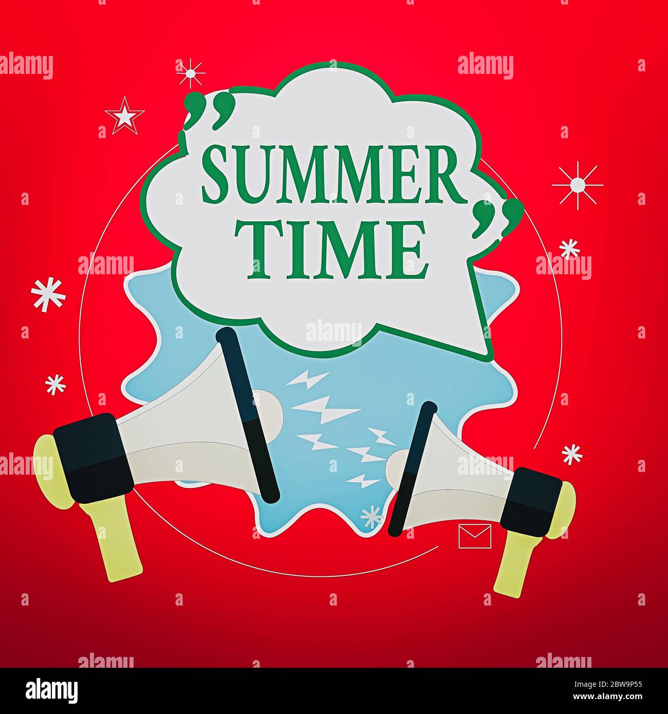 Handwriting text Summer Time. Conceptual photo the hottest season of ...