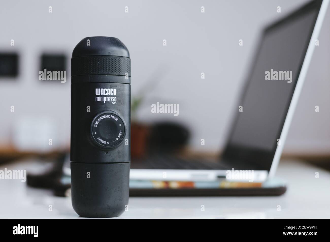 An Illustrative editorial of the Wacaco Minipresso machine in which you ...