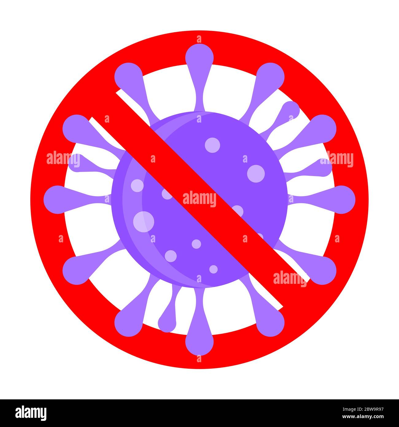 Prohibition 2019-ncov, warning banned outbreak, protect and forbidden ...