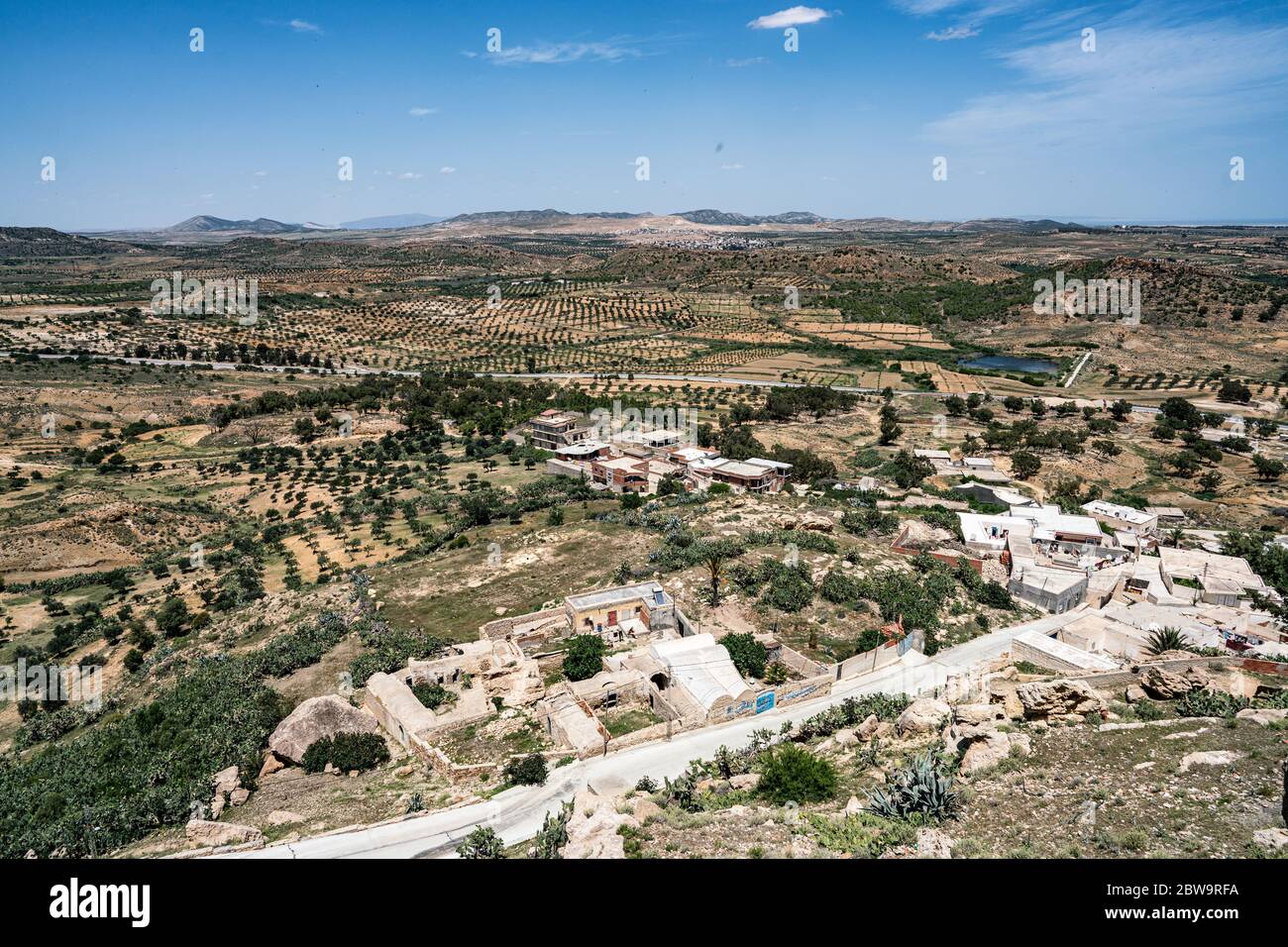 welcome to tunisia : takrouna Stock Photo - Alamy