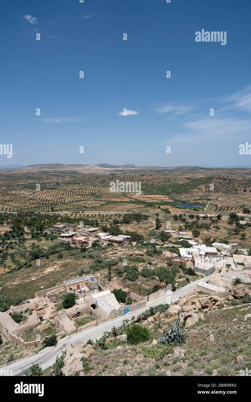 welcome to tunisia : takrouna Stock Photo - Alamy