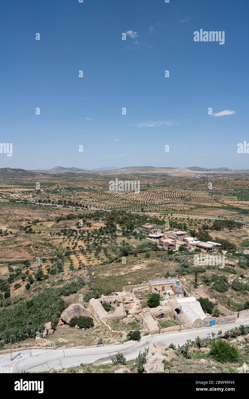 welcome to tunisia : takrouna Stock Photo - Alamy