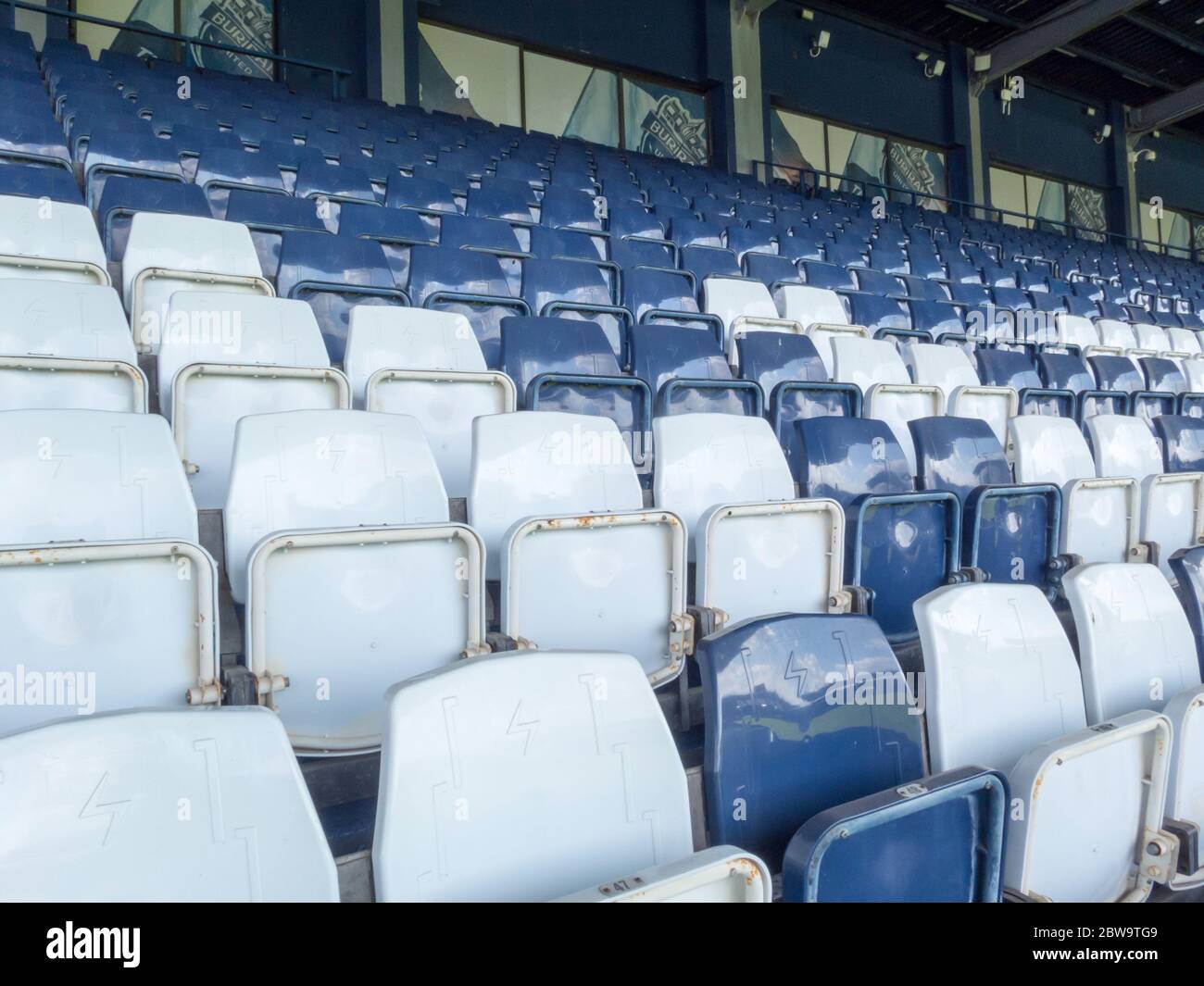 Empty stadium seats Stock Photo - Alamy
