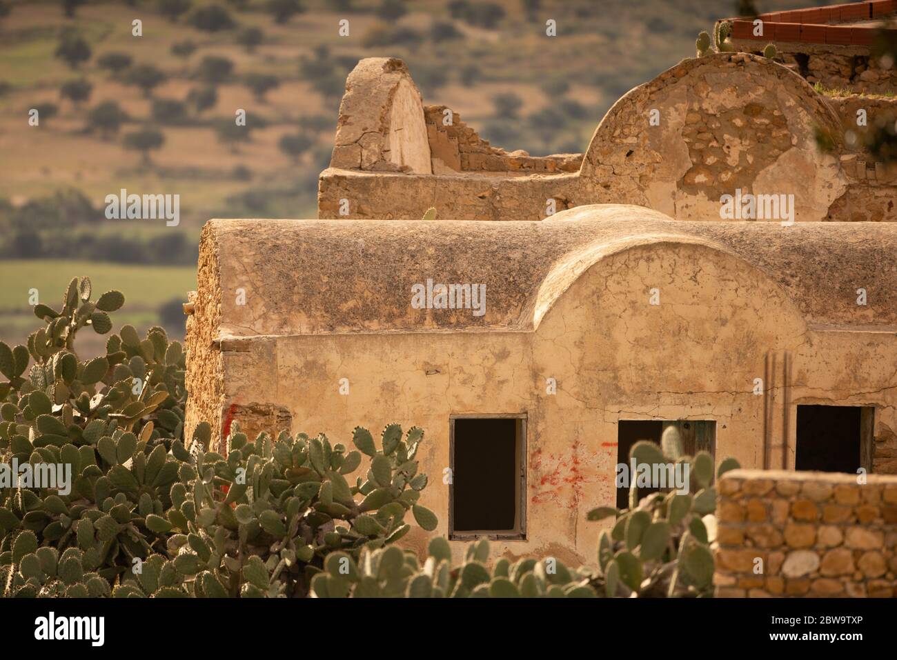 Welcome to tunisia : takrouna Stock Photo - Alamy