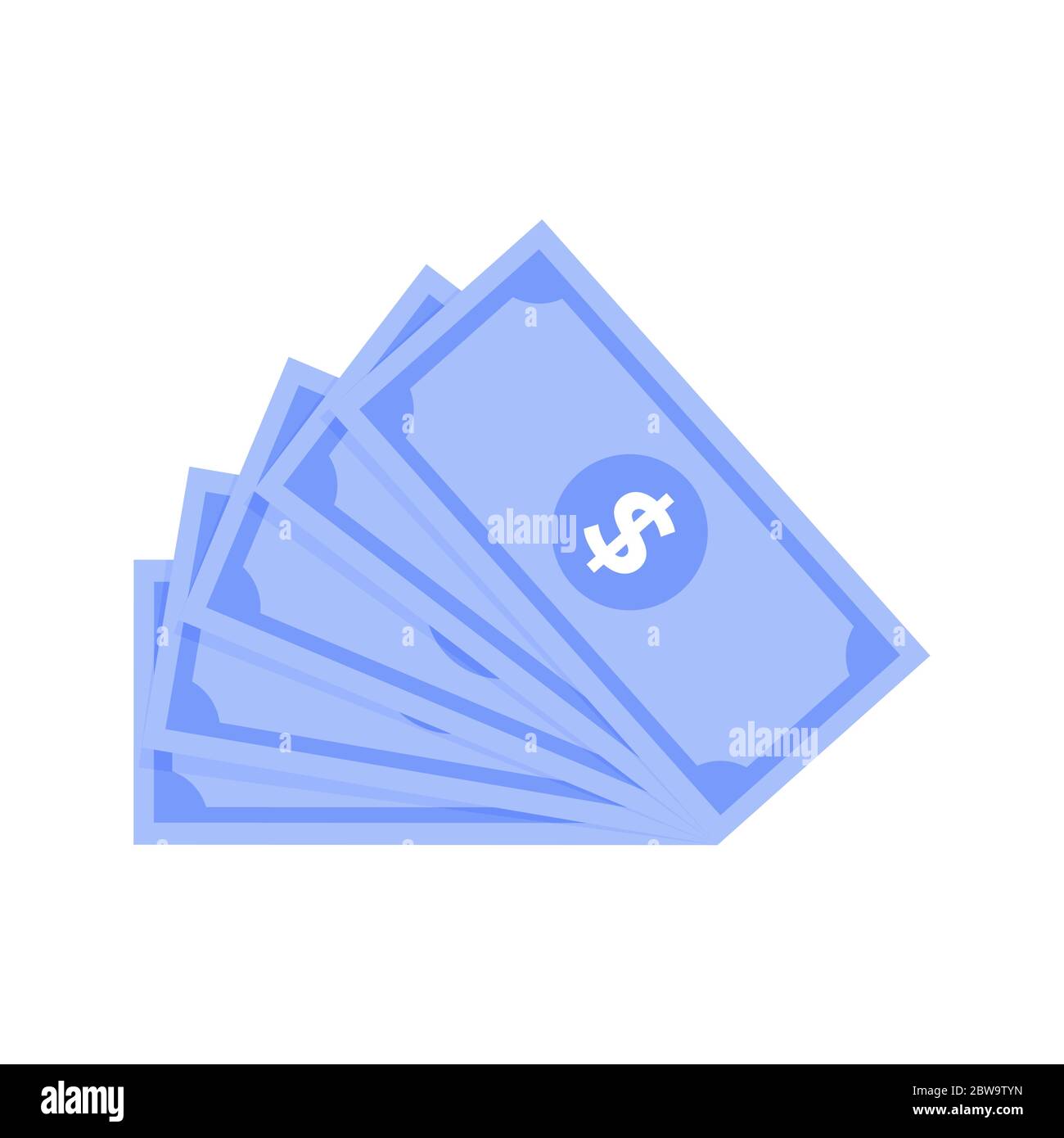 Money fan Stock Vector Images - Alamy