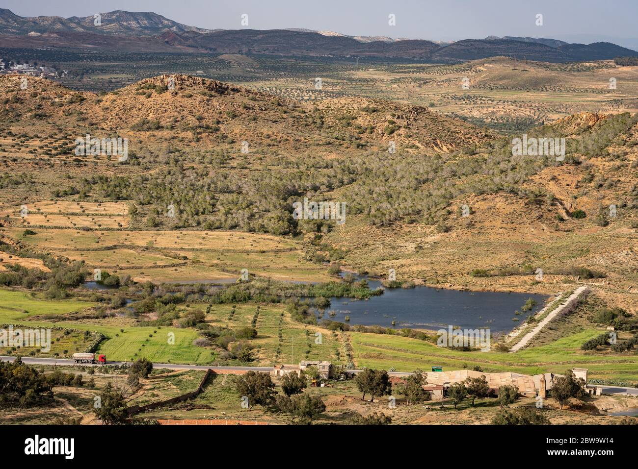 Welcome to tunisia : takrouna Stock Photo - Alamy