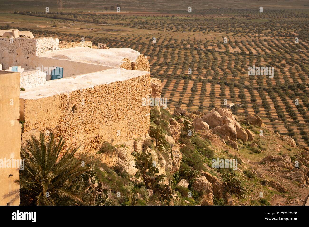 Welcome to tunisia : takrouna Stock Photo - Alamy