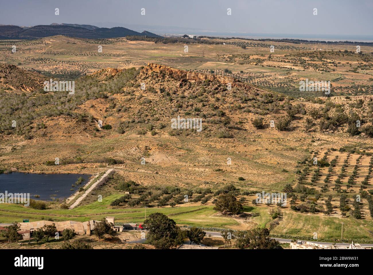 Welcome to tunisia : takrouna Stock Photo - Alamy