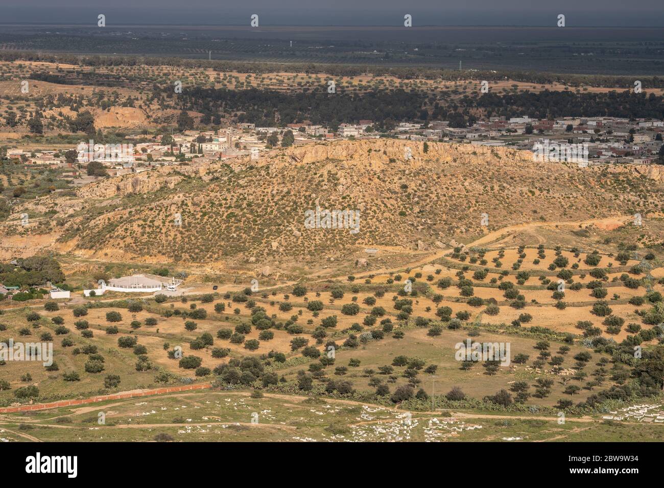Welcome to tunisia : takrouna Stock Photo - Alamy