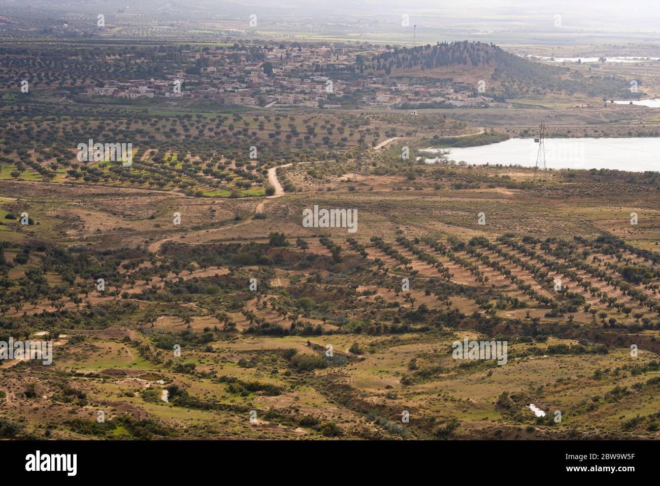Welcome to tunisia : takrouna Stock Photo - Alamy