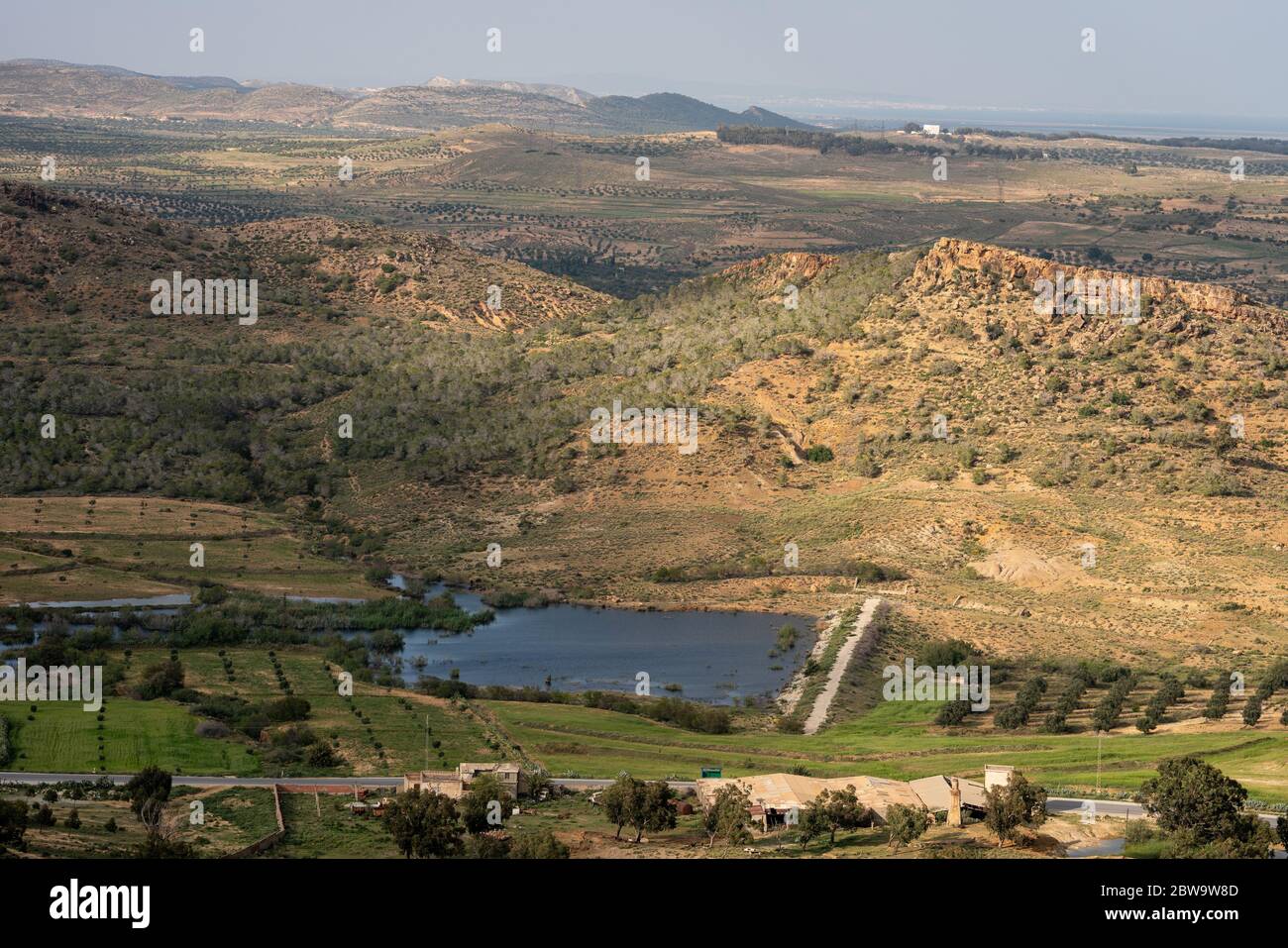 Welcome to tunisia : takrouna Stock Photo - Alamy