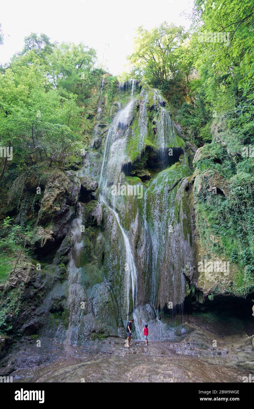 Children cool waterfall hi-res stock photography and images - Alamy