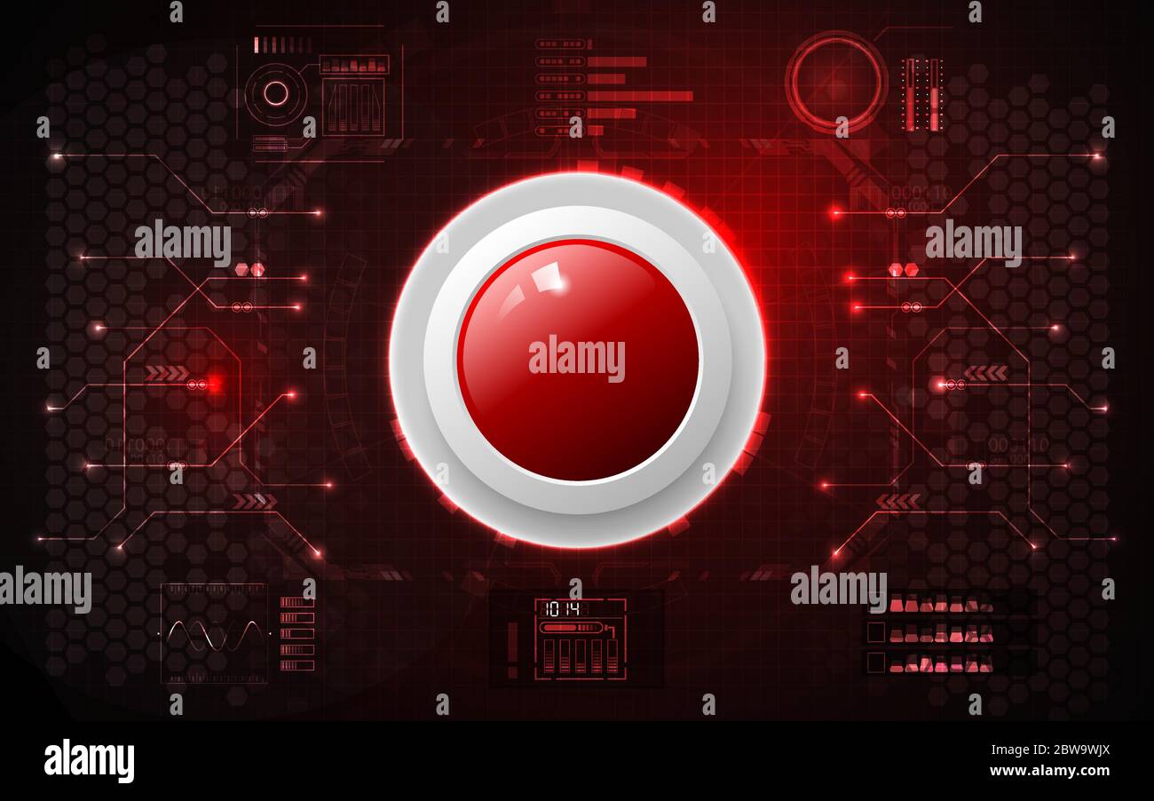 Red High Tech Wallpaper