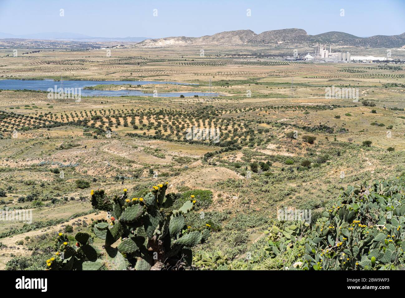 Welcome to tunisia : takrouna Stock Photo - Alamy
