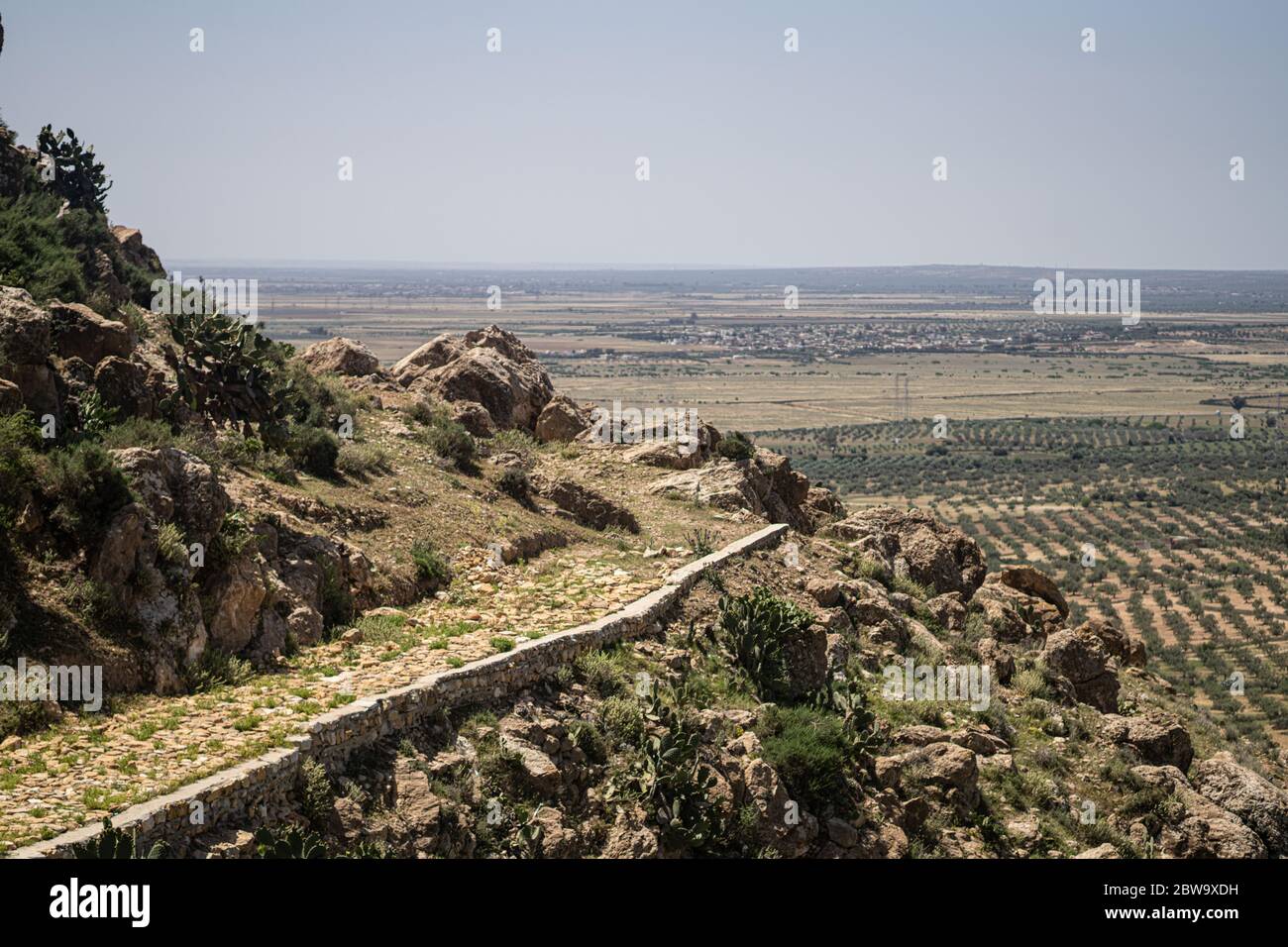 Welcome to tunisia : takrouna Stock Photo - Alamy